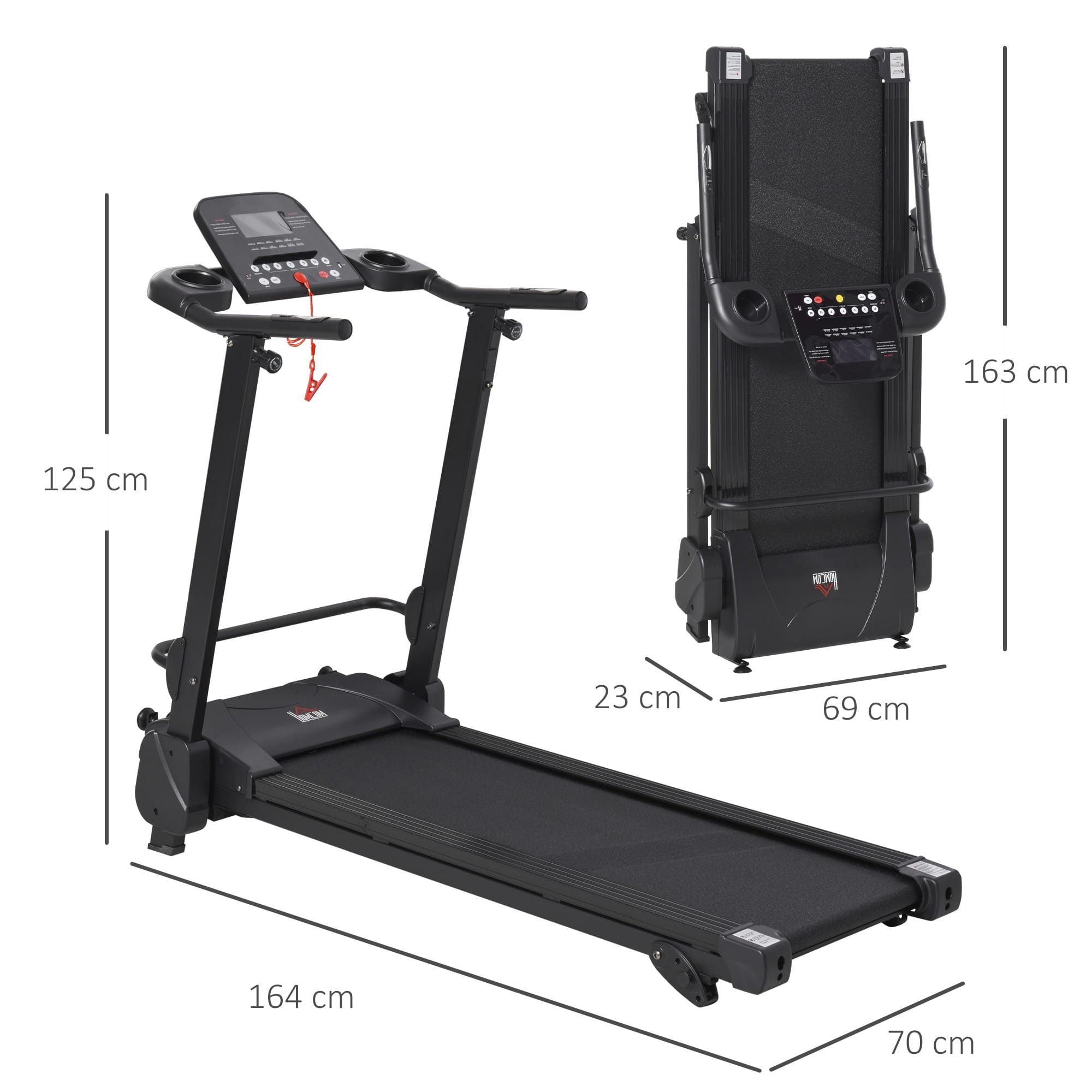 Homcom Motorise Treadmill 2.5HP | Shiretail